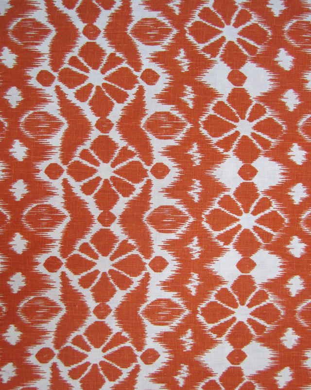 Print-Begonia Color Orange on Belgian , 100% LINEN 7 OZ ,54" WIDE/End ...